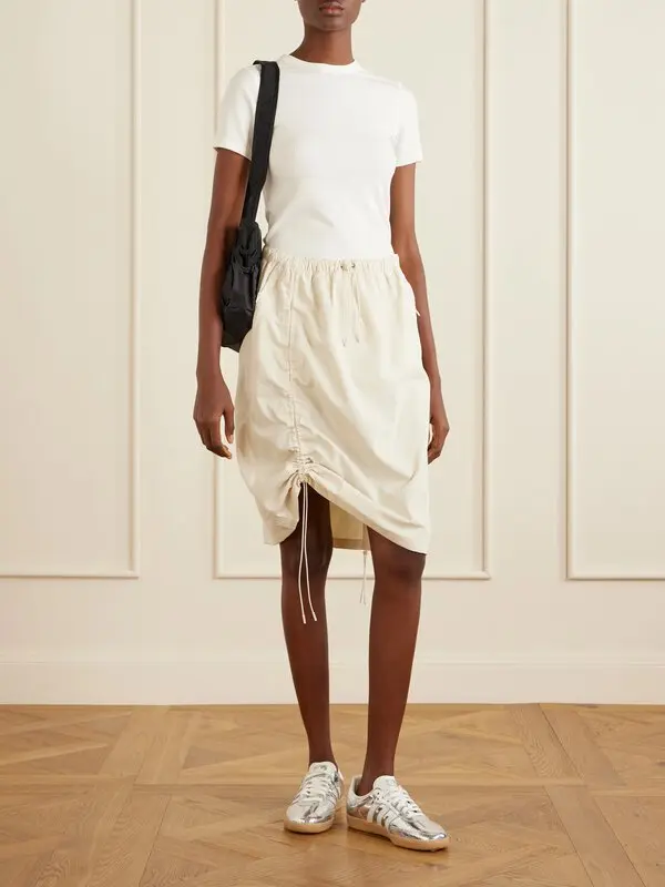 On Recycled Shell Midi Skirt
