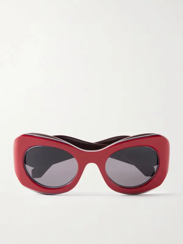 Loewe Paula's Ibiza D-frame Sunglasses - Red