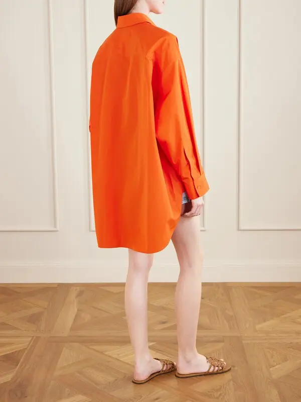 Loewe Anagram Embroidered Cotton Shirt