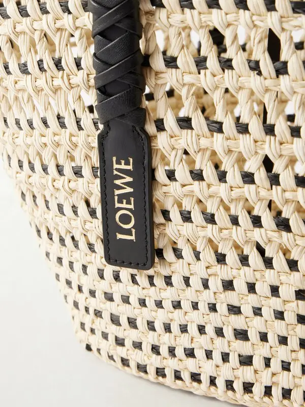 Loewe Paula's Ibiza Braid Medium Raffia Tote - Neutrals