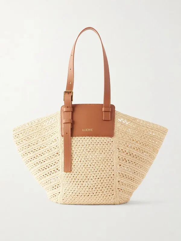 Loewe Hammock Cabas Raffia Tote - Neutrals
