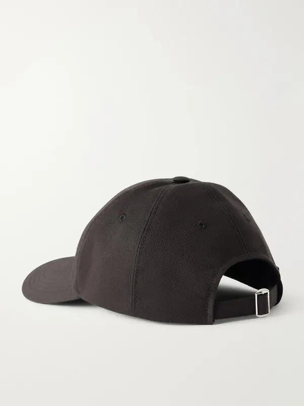 Loewe Logo-embroidered Cap - Black