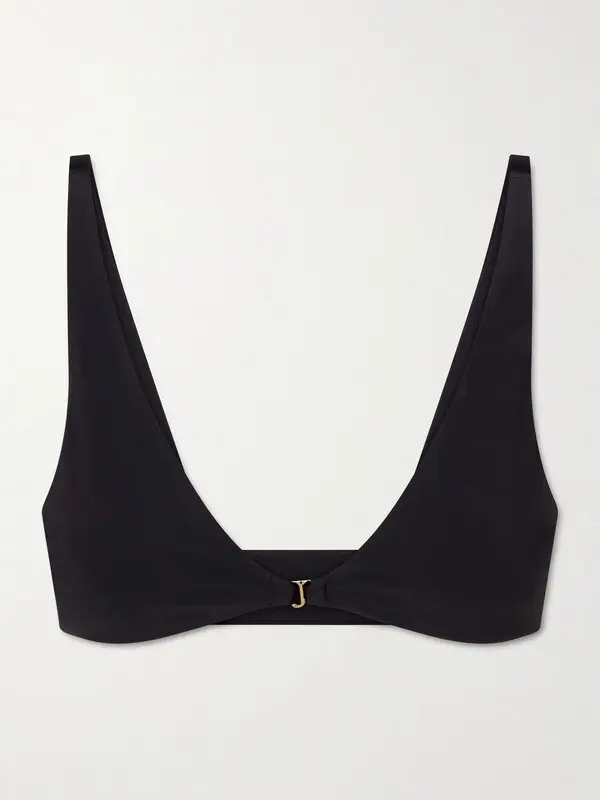Kiki De Montparnasse Echauffe Bikini Top - Black