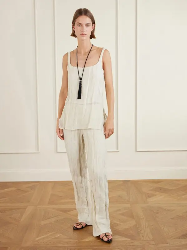 RÓHE Cotton-blend Tank Top - Neutrals