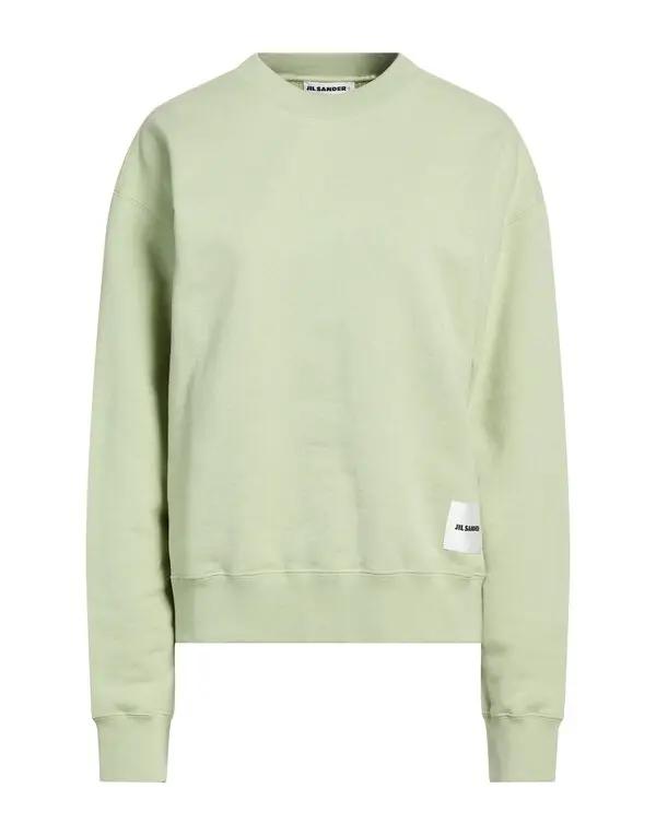 JIL SANDER Cotton Sweatshirt - Green