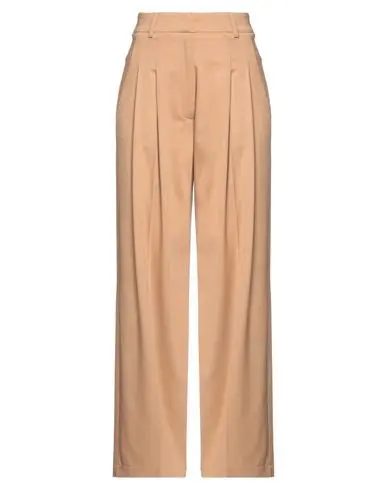 FORTE_FORTE Tapered Pants In Viscose, Virgin Wool And Elastane - Beige