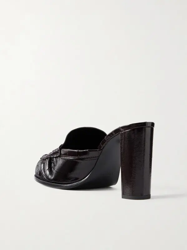 Saint Laurent Le Loafer Eel Pumps