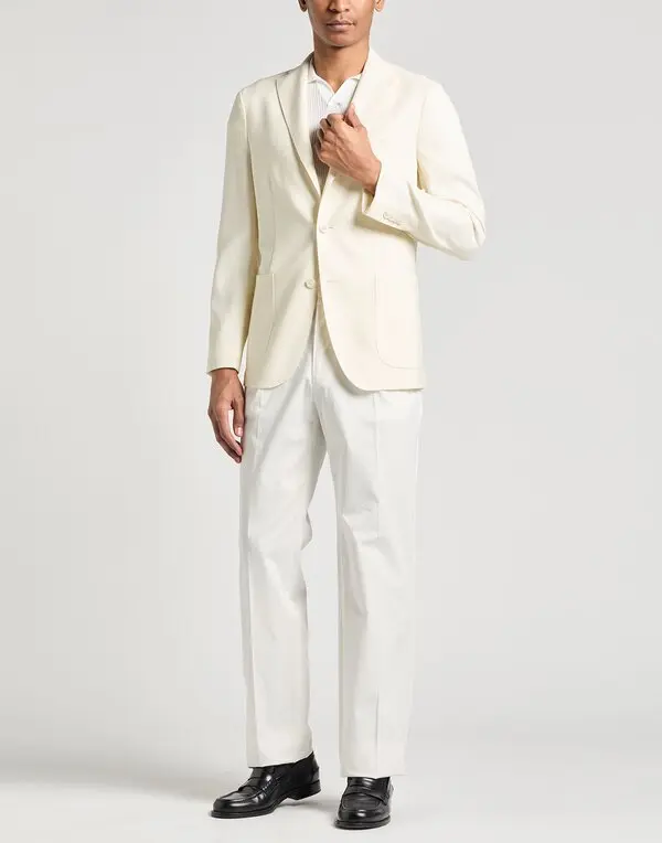 Boglioli Blazer Size Virgin Wool - Ivory