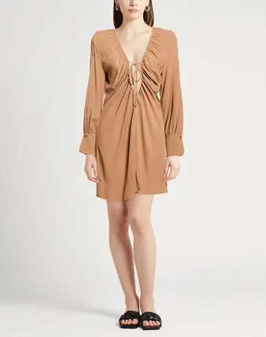 SEMICOUTURE Mini Dress In Acetate And Silk