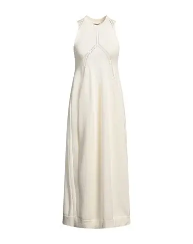 JIL SANDER Midi Flared Dress - Ivory