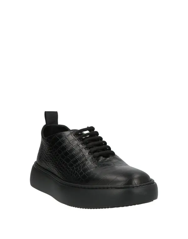 MICH SIMON Leather Crocodile-print Sneakers