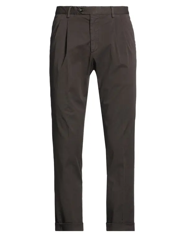 DRUMOHR Tapered Leg Chino Pants - Brown