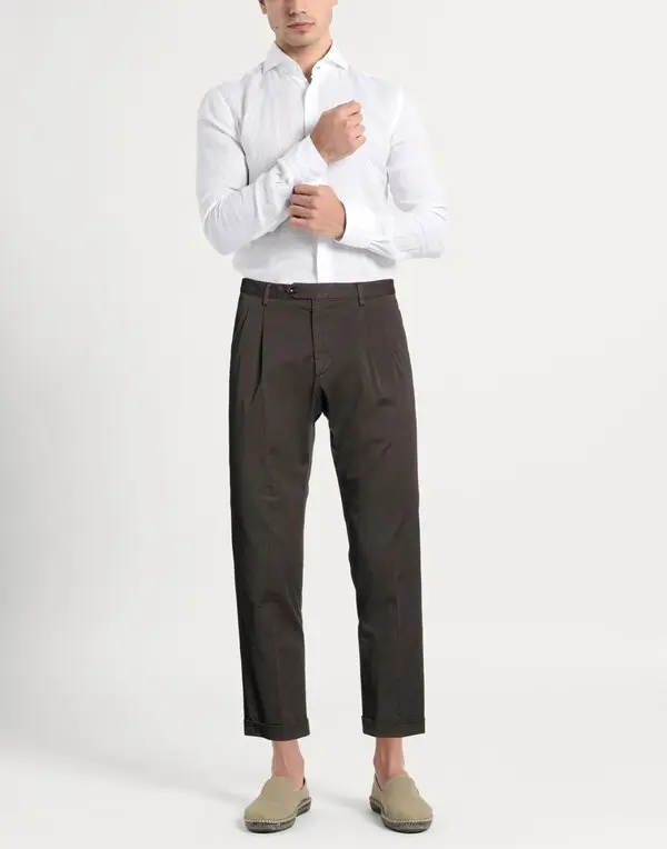 DRUMOHR Tapered Leg Chino Pants - Brown
