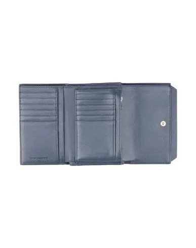 PIQUADRO Wallet Cow Leather - Navy