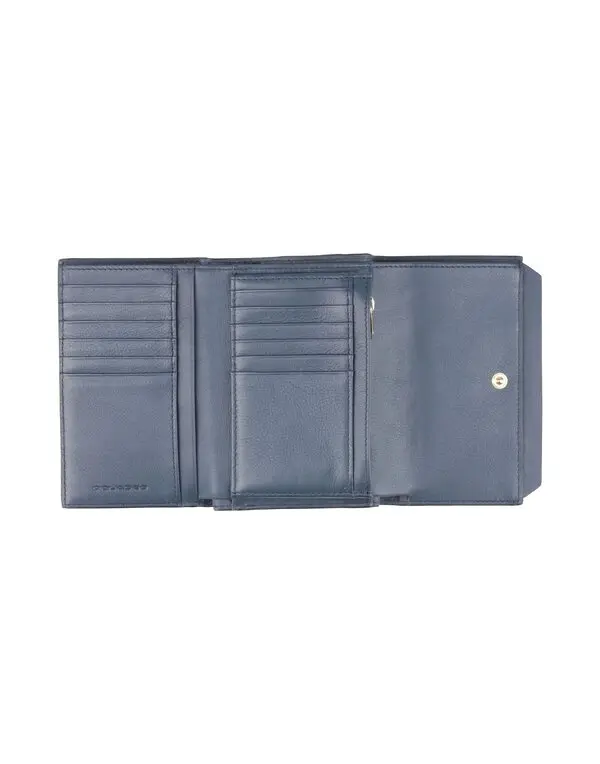 PIQUADRO Wallet Cow Leather - Navy