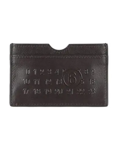 MAISON MARGIELA Cardholder Dark Cow Leather - Brown