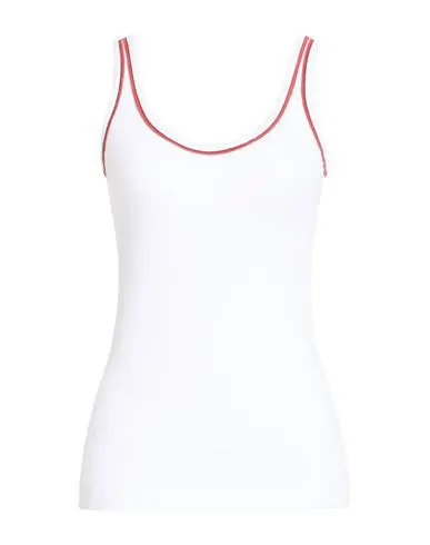 Brunello Cucinelli Tank Top With Appliqués - White