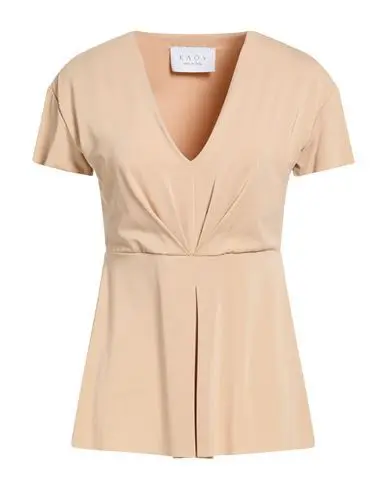 KAOS Peplum Top - Beige