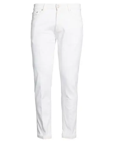 PT TORINO Twill Stretch Casual Pants - White