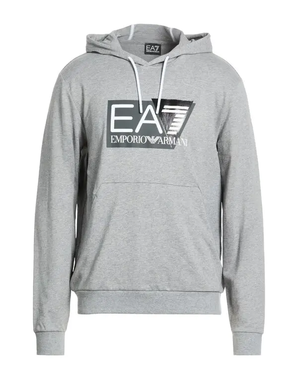 EA7 Cotton French Terry Sweatshirt - Grey