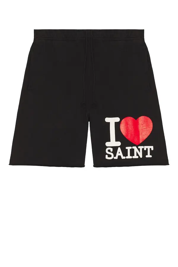 SAINT MXXXXXX I Love Saint Sweat Shorts