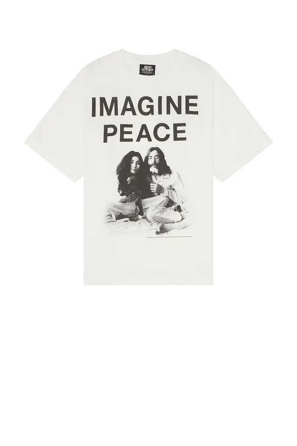 SAINT MXXXXXX Imagine Peace Short Sleeve Tee