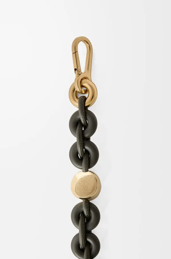 Loewe Detachable Donut Chain Strap - Dark Khaki