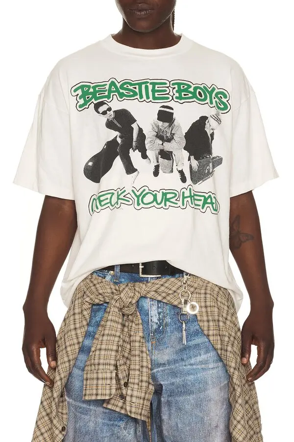 SAINT MXXXXXX Beastieboys Btb Short Sleeve Tee - White