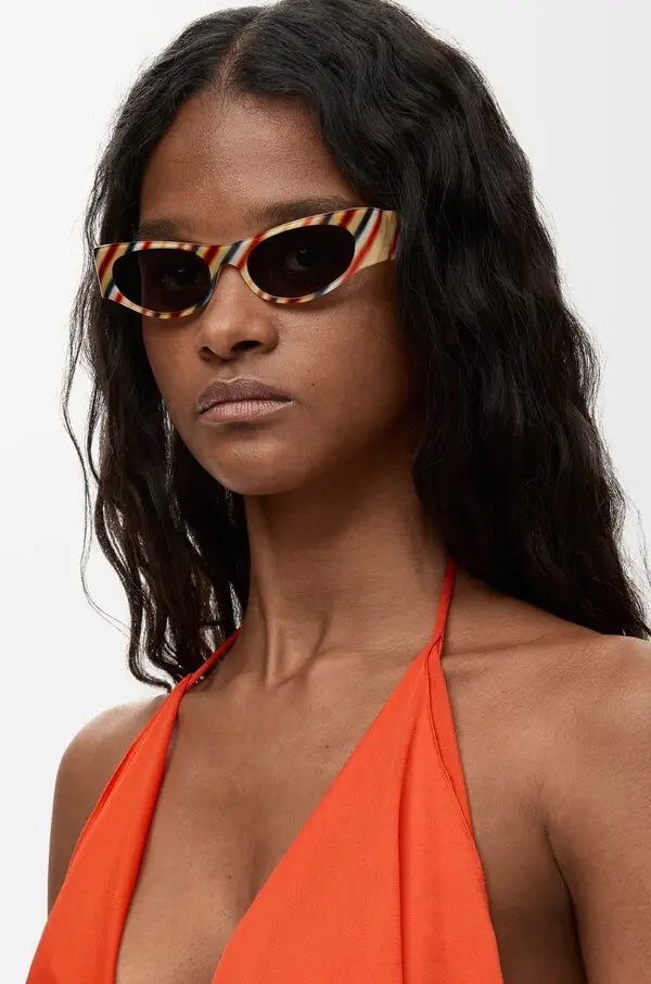 Loewe Flash Cateye Sunglasses - Beige