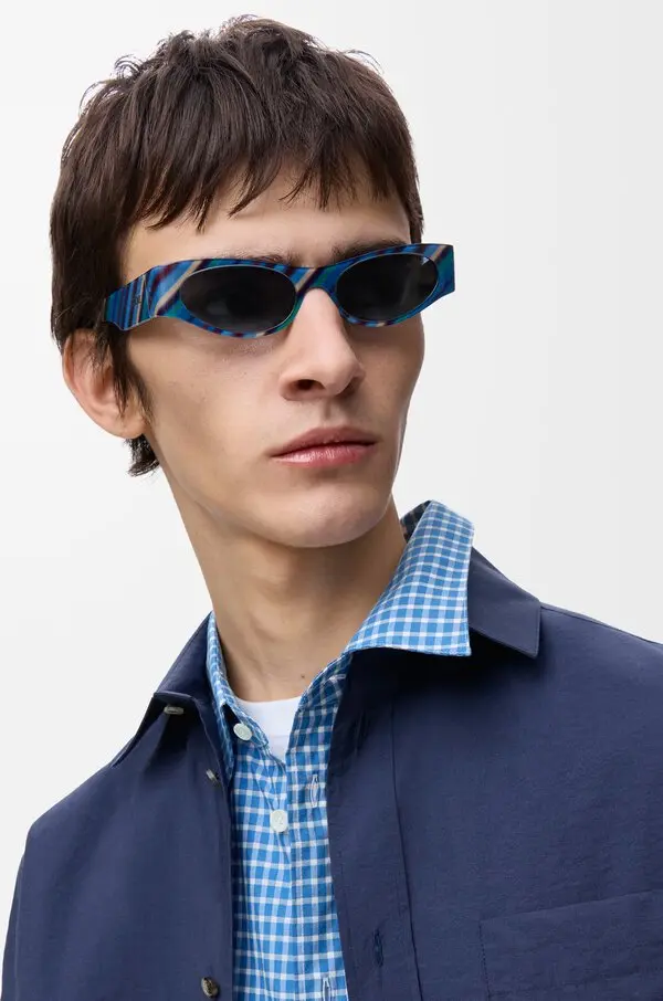 Loewe Flash Cateye Sunglasses - Navy Blue