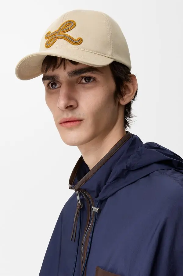 Loewe Patch Cap - Beige