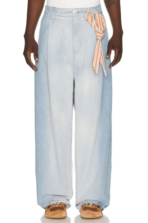 Marni Baggy Denim Trousers - Cloud