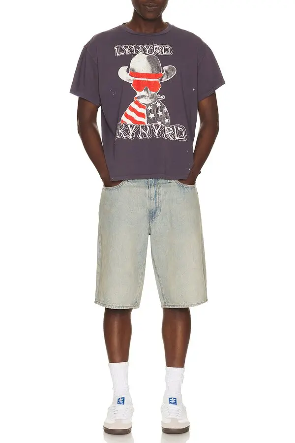 MadeWorn Lynyrd Skynyrd 90's Crew Tee In Blue