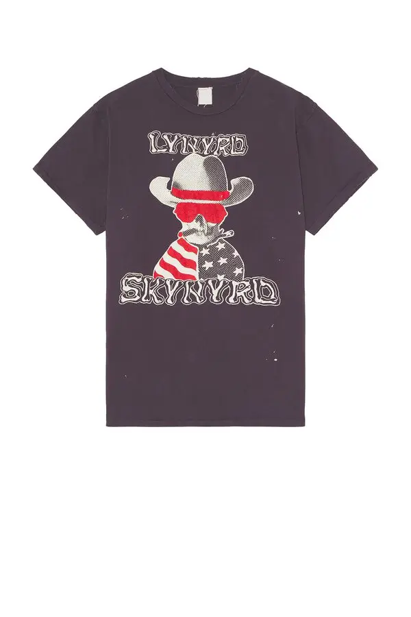 MadeWorn Lynyrd Skynyrd 90's Crew Tee In Blue