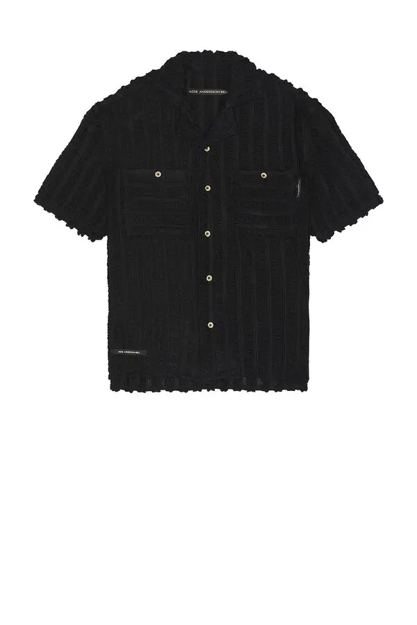 Andersson Bell Kenley Knitted Open Collar Shirt