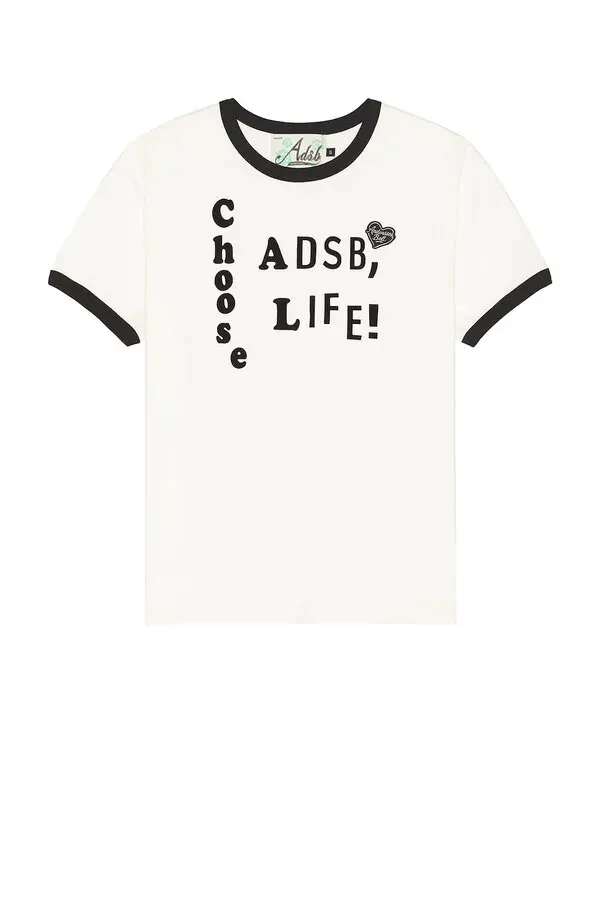 Andersson Bell Essential Adsb Flocking Ringer T-shirt