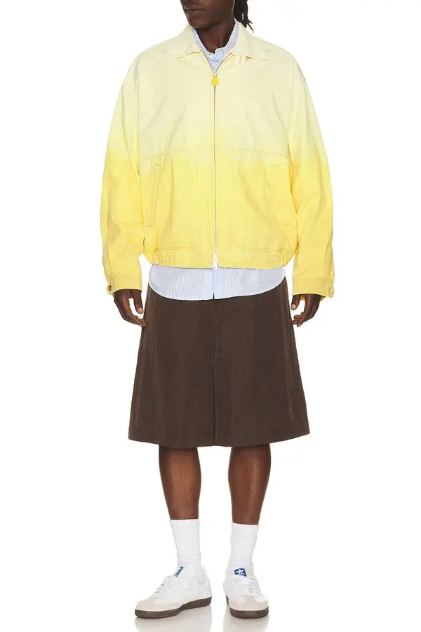 BEAMS Short Blouson Gradation Print