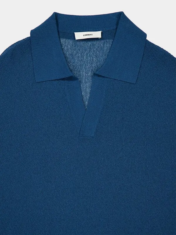 Commas Inkwell Fine Knit Polo