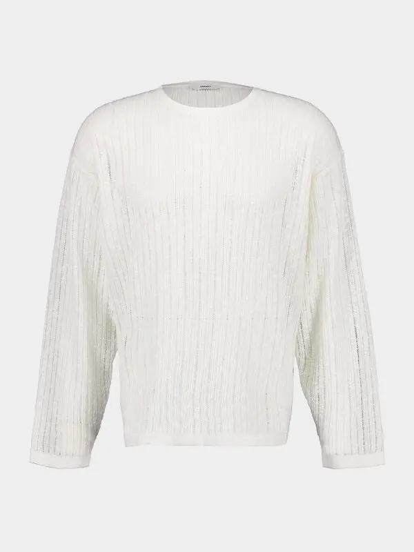 Commas Pointelle Sweater