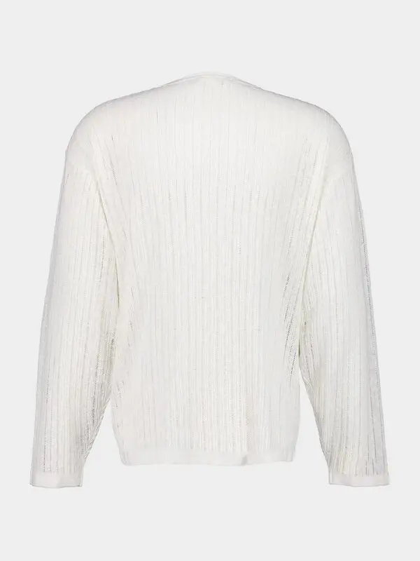 Commas Pointelle Sweater