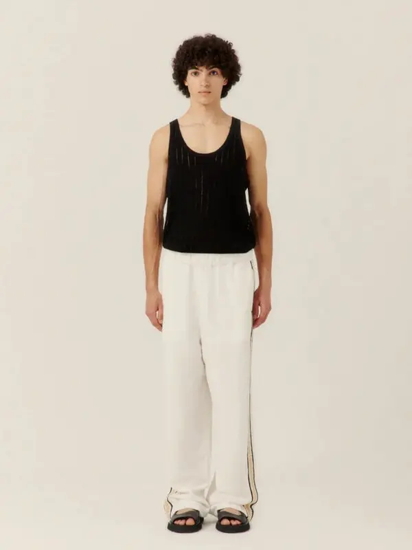 Commas Pointelle Knit Tank - Black