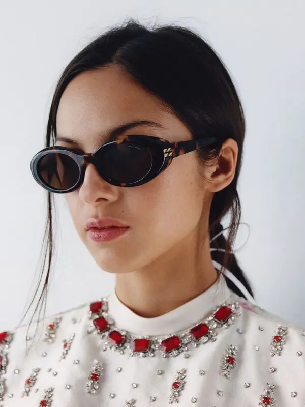 Miu Miu Rêverie Tortoiseshell Sunglasses - Brown