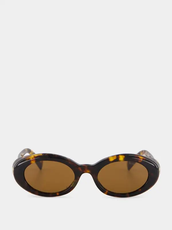 Miu Miu Rêverie Tortoiseshell Sunglasses - Brown