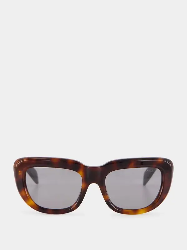 Prada Rectangular Sunglasses - Brown