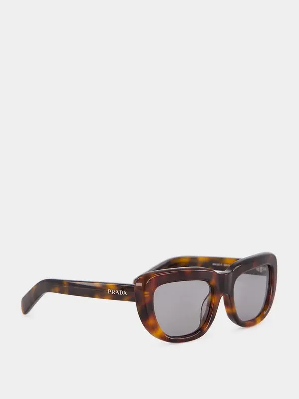 Prada Rectangular Sunglasses - Brown