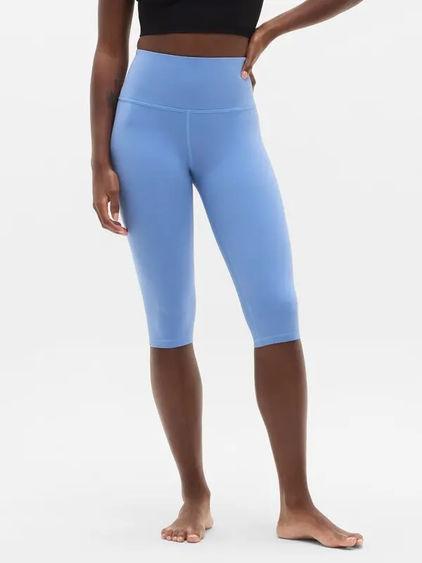 Athleta Elation Ultra High Rise Crop - Waterfall