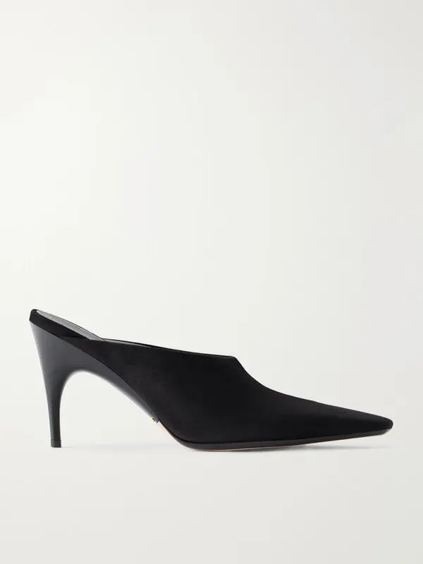 Balenciaga Duchesse Suede Mules