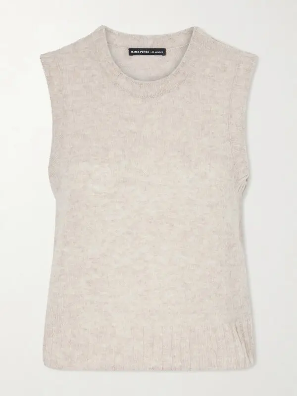 JAMES PERSE Cashmere Vest - Neutrals