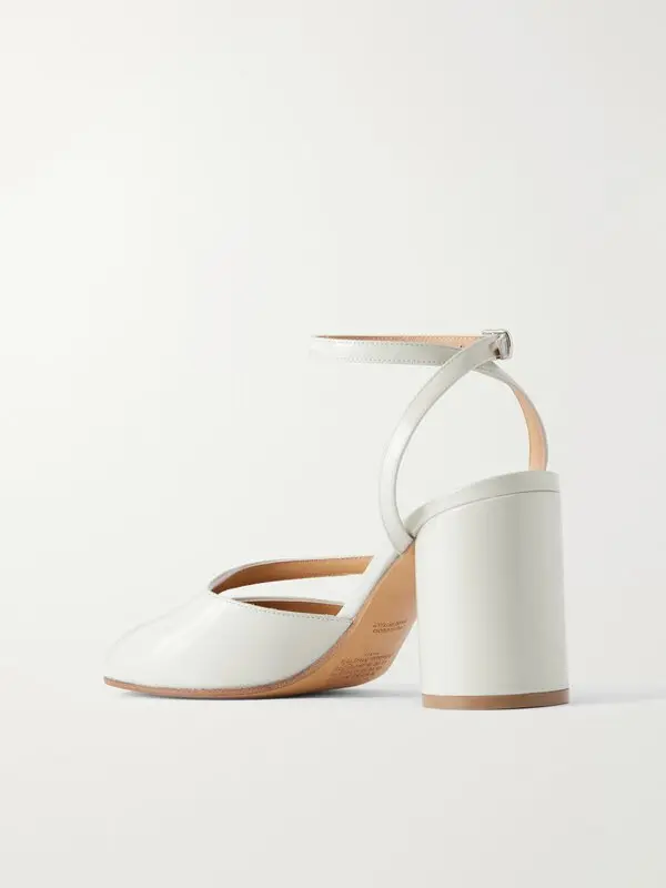 MAISON MARGIELA Tabi Split-toe Leather Pumps - Gray