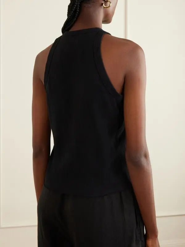 JAMES PERSE Slub Cotton-jersey Tank Top